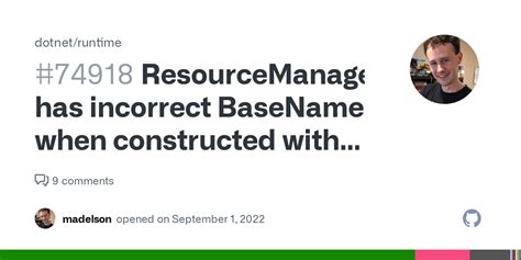 Resourcemanager Has Incorrect Basename When Constructed With A Type