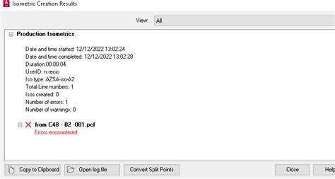 Troubles With The Isos Pcf Error Autodesk Community
