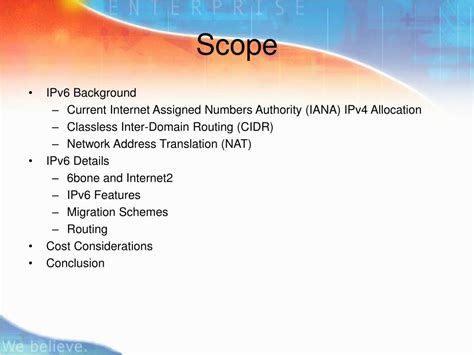 PPT IPv Technology Overview PowerPoint Presentation Free Download ID