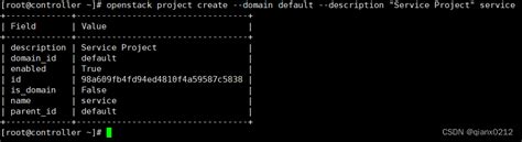openstack创建域、项目、用户、角色报错 an unexpected error prevented the server from