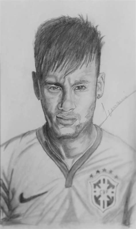 Neymar Jr Sketch Made By Me Watch The Making Here Https Youtube Com Watch V Xcdz Bm W