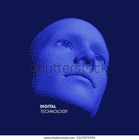 Network Forming Ai Human Face Technology Stock Vector Royalty Free 2107879496 Shutterstock