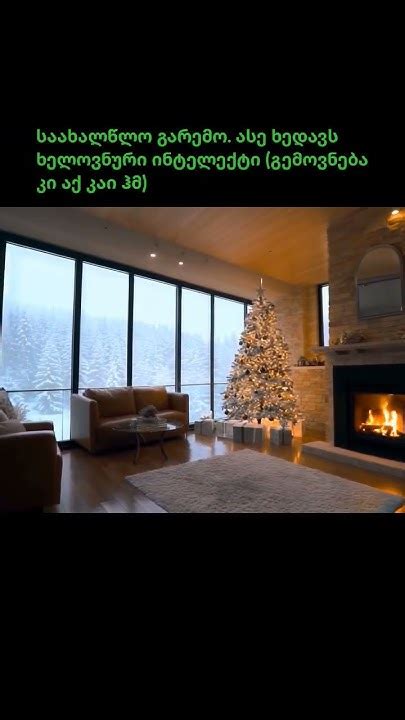 საახალწლო გარემო ასე ხედავს ხელოვნური ინტელექტი გემოვნება კი აქ კაი ჰმ Youtube