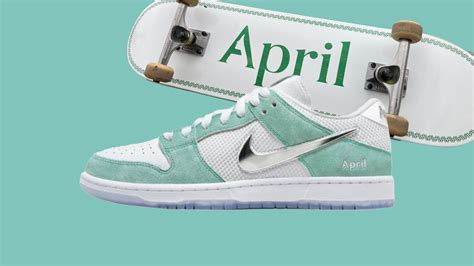 The Nike Sb Dunk Low Turbo Green X April Skateboards Has Launched Today
