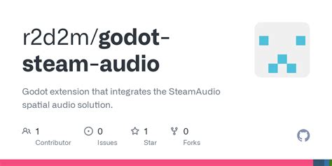 Github R2d2mgodot Steam Audio Godot Extension That Integrates The Steamaudio Spatial Audio