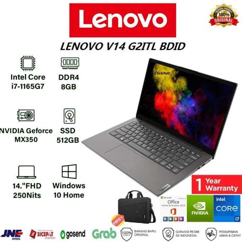 Jual LENOVO V G ITL BDID I G GB GB SSD FHD MX GB WIN OHS Di Seller ClickNet