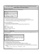 Lab Object Oriented Thinking Pdf Tcp Object Oriented Programming And Data Structures