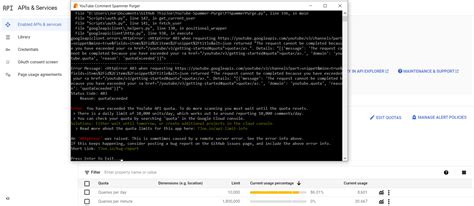 Bug Premature Api Cutoff · Issue 1083 · Thiojoeyt Spammer Purge · Github