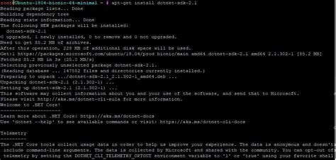 Cannot Install Net Core SDK Ubuntu Issue 3265 Dotnet Runtime