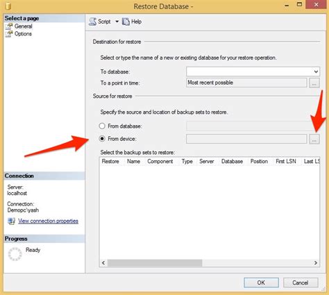 How To Restore A Microsoft Sql Database Backup Using Sql Server Management Studio Knowledgebase