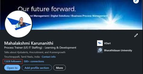 k mahalakshmi vinoth on linkedin 7kfollowers gratitude