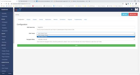 Custom Theme Xibo Docker Get Help Xibo Community