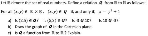 solved note a q b means a is related to b