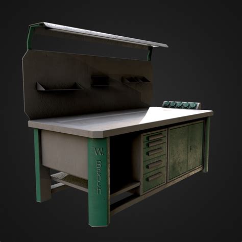 3d Workbench Game Ready Turbosquid 2028832