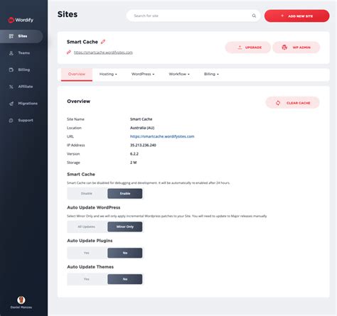 Feature Smart Cache For WordPress Wordify
