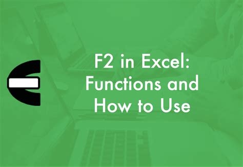 f2 in excel functions and how to use windows operating systems excel