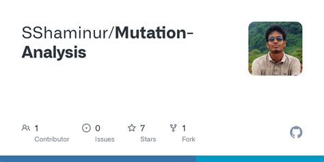 Github Sshaminurmutation Analysis