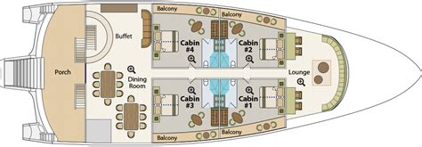 Horizon Galapagos Yacht Deck Plans And Technical Specifications