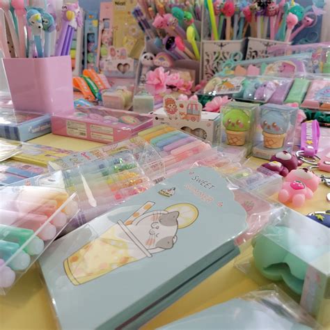Kit Papelaria Fofa Cute Collors Os Produtos De Papelaria Mais Lindos