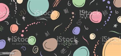 무료 손 그리기 템플릿 낙서 디자인 아트 워크의 추상적 인 행복 라인 브러쉬 배경의 다채로운 스타일 일러스트 벡터 0명에 대한