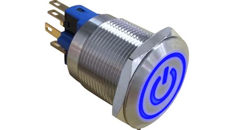 RND RND Anti Vandal Illuminated Push Button Switch IP CO Mm Distrelec Switzerland