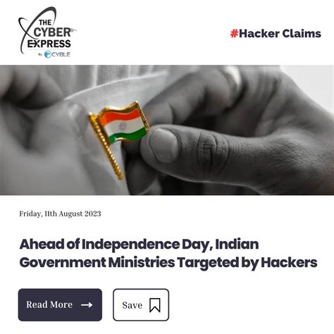 The Cyber Express On Linkedin Datasecurity Indiaministry Databreach