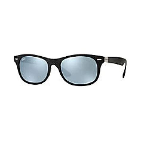 ray ban 雷朋 新徒步旅行者·折叠超轻固 rb4223 黑色 超轻固 银色 镜片 0rb4223601s3055 小迈步海淘品牌官网