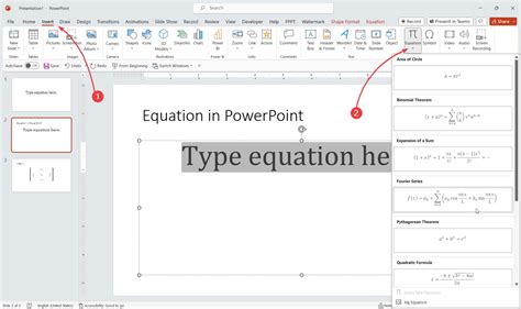 How To Insert Equations In PowerPoint Easy Way