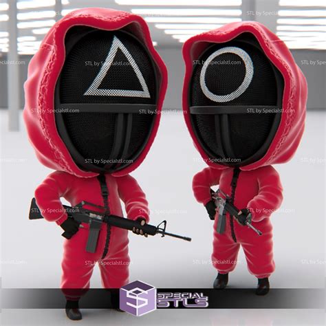 Chibi Squid Game Fanart Specialstl