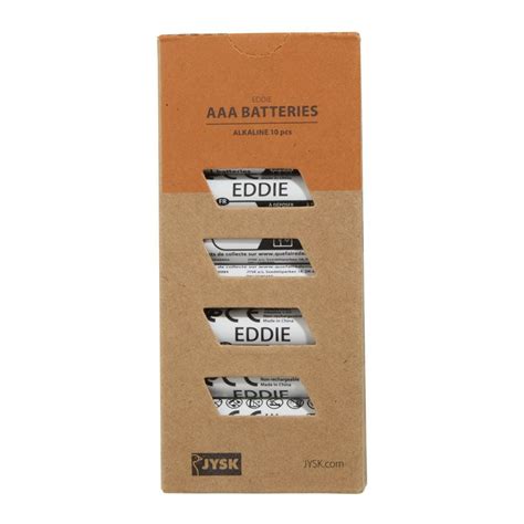 Baterijas Eddie Aaa 10 Gab Aaa 1 5 V Jysk Vienmēr Lieliski Piedāvājumi