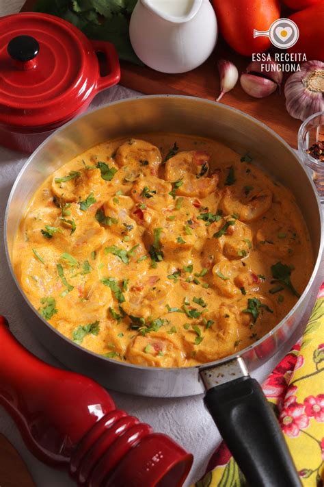 Camarão Cremoso Fácil Essa Receita Funciona