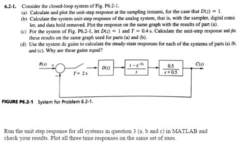Consider The Closed Loop System Of Fig P62 1 A