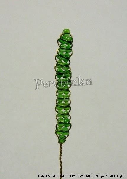 Подснежник из бисера