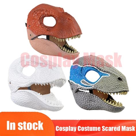 할로윈 드래곤 공룡 마스크 뱀 오픈 입 라텍스 공포 공룡 헤드 기어 공포 재미 있고 무서운 파티 코스프레 얼굴 마스크