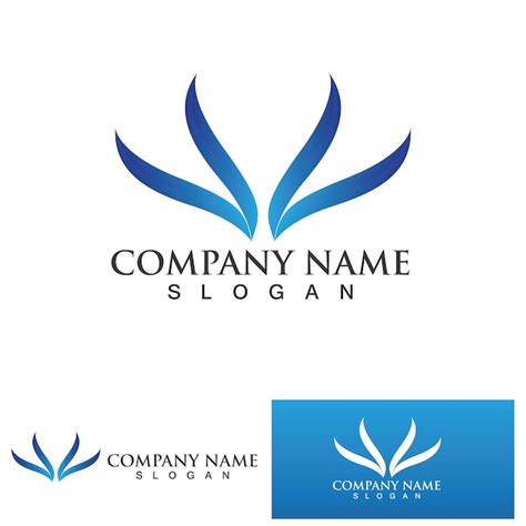 Premium Vector Wing Design Logo Template Vector