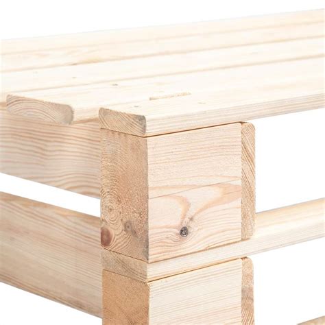 Garden Pallet Corner Bench Wood
