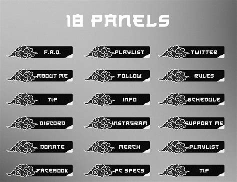 Oni Mask Animated Stream Overlay Package Twitch Youtube Japanese