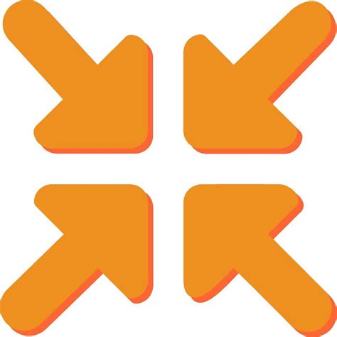 Reduce Arrow Vector Icon 41813163 Vector Art At Vecteezy