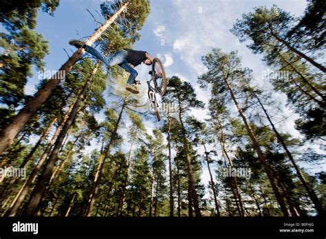 Mountain Bike Dirt Jump Trick Stunt Air Leap Bmx Mountain Bikes Mtb Bmx