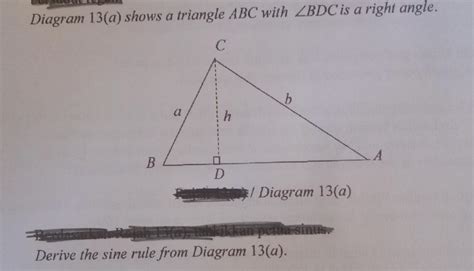 Solved Diagram A Shows A Triangle ABC With Angle BDC Is A Algebra Gauthmath