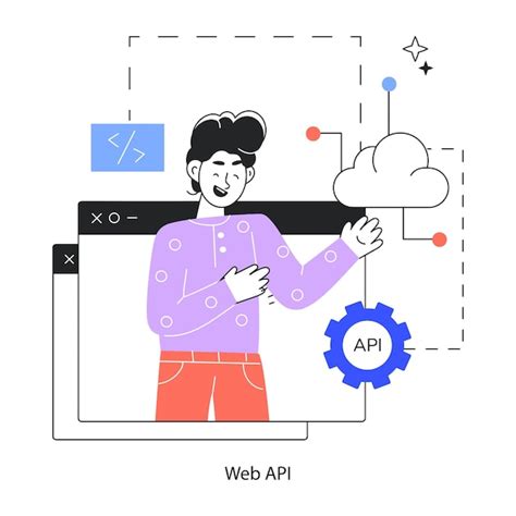 Premium Vector Get This Web Developer Doodle Mini Illustration