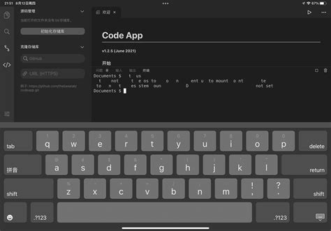 终端字符显示不出 · issue 220 · thebaselab codeapp · github