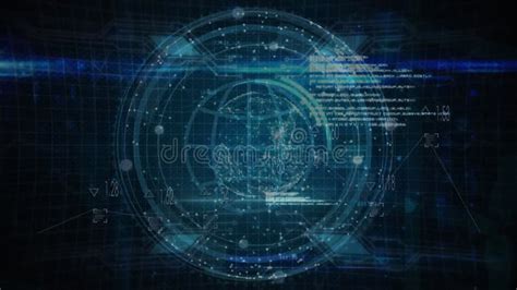 Animation Of Data Processing And Connections With Globe Stock Video Video Of People Animation