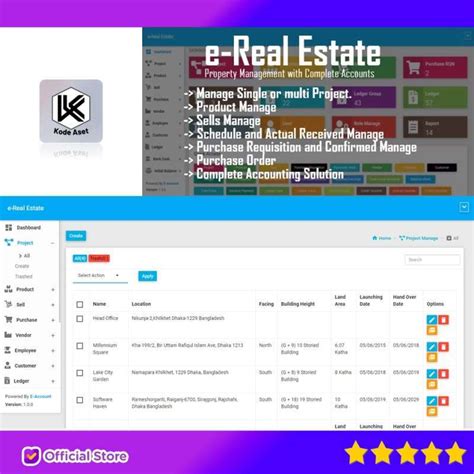 Promo Source Code Aplikasi E Real Estate Property Management With Complete Accounts By
