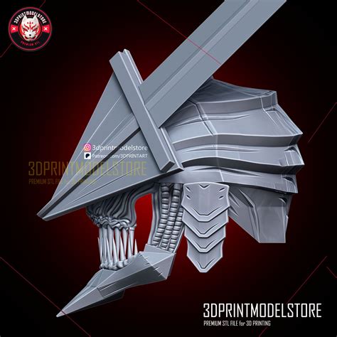 Archivo 3d Chainsaw Man Longsword Diablo Casco Cosplay Props Anime 🪚 ・objeto Imprimible En 3d