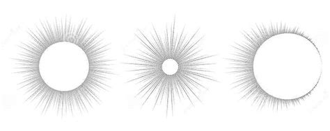 Circle Sound Wave Audio Music Equalizer Round Circular Icons Set