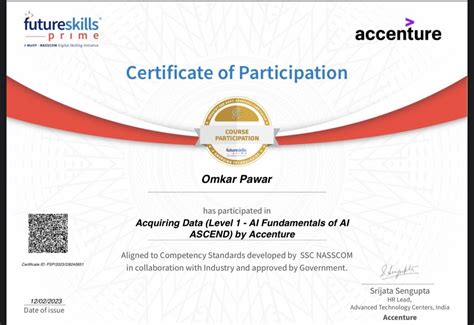 Omkar Pawar On Linkedin I Am Glad To Share I Have Completed Acquiring