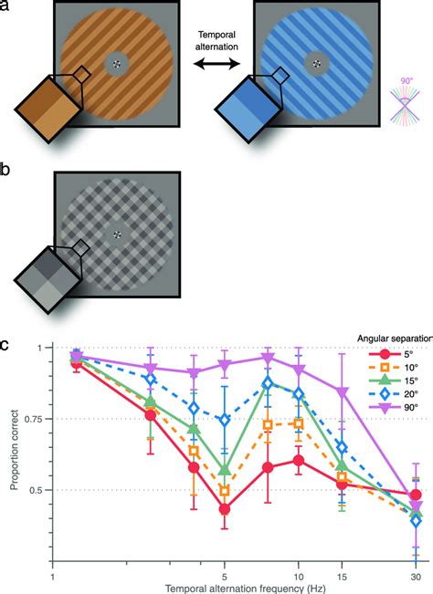 Stimulus Design And Results For Experiment 1 A An Orange Square Wave