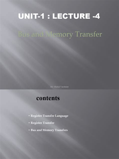 lecture 4 register bus and memory transfer pdf bit electronic design