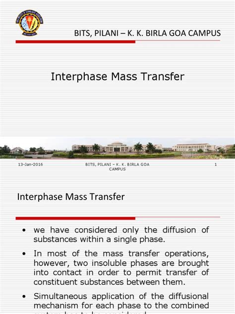 Interphase Mass Transfer Pdf Phase Matter Solubility